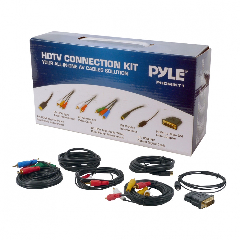 Pyle - PHDMIKT1 - On the Road - Cables - Wires - Adapters - Home and ...