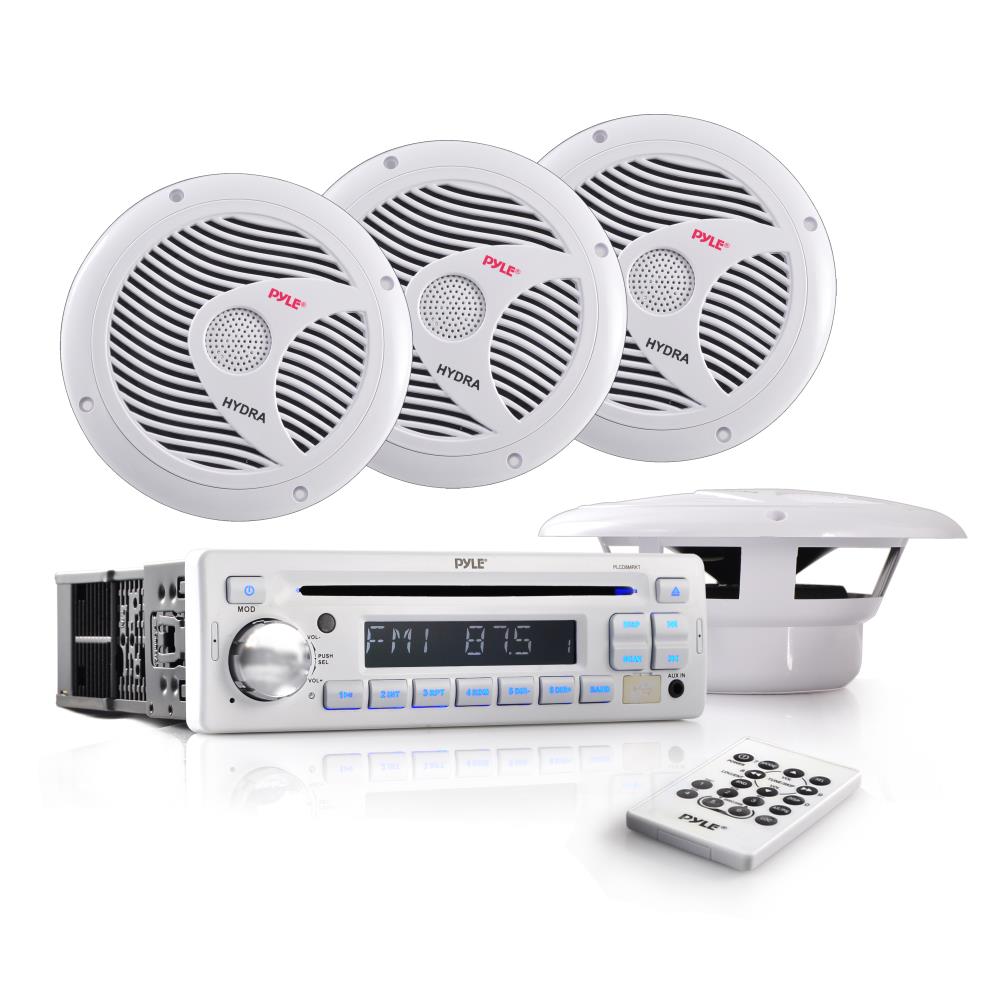 Pyle - PLCD8MRKT - Marine and Waterproof - Receiver & Speaker Kits