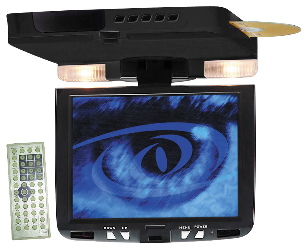 Pyle - PLRDVD10 - On the Road - Overhead Monitors - Roof Mount