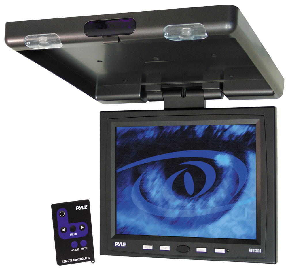Pyle - PLVW1345R - On the Road - Overhead Monitors - Roof Mount