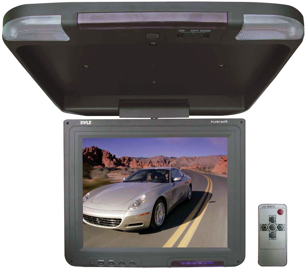 Pyle - PLVW1443R - On the Road - Overhead Monitors - Roof Mount