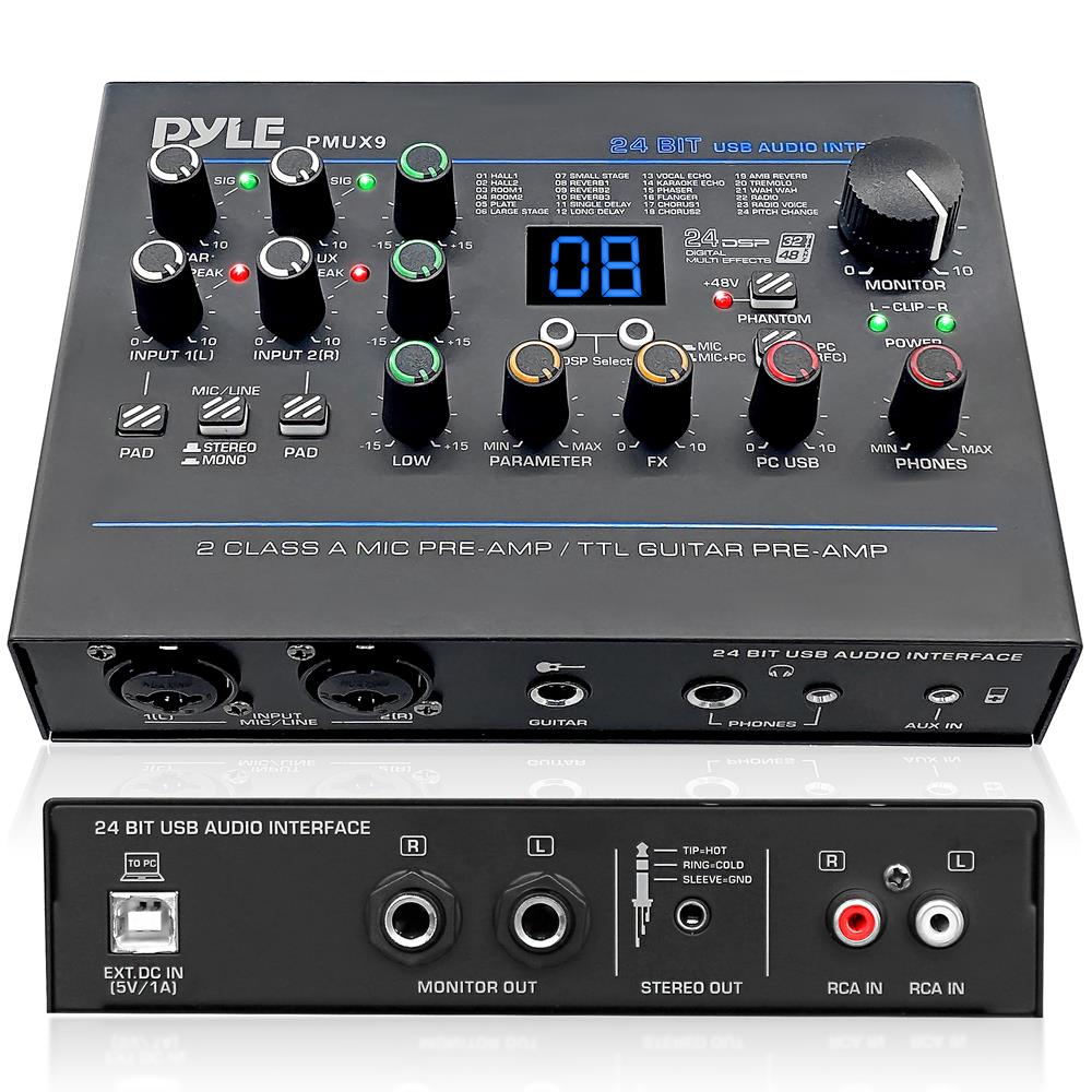 Pyle - PMUX9 - Musical Instruments - Mixers - DJ Controllers - Sound ...