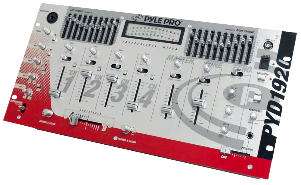 Pyle - PYD1920 - Sound and Recording - Mixers - DJ Controllers