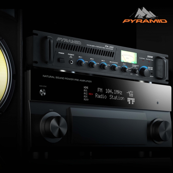 Pyramid - PA305 - Home and Office - Amplifiers - Receivers - Sound and ...