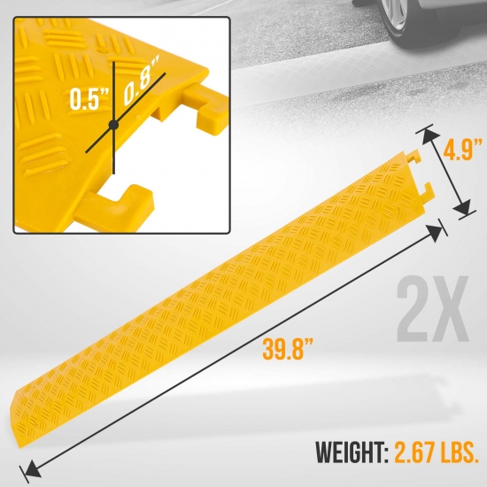 Pyle - PCBLCO19X2 - Sound and Recording - Cable Ramps - Cord/Wire ...