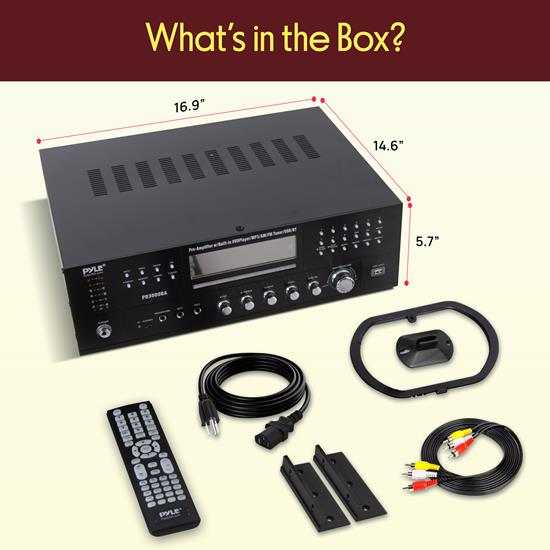 Pyle - CA-PD3000BA - Home and Office - Amplifiers - Receivers - Sound ...