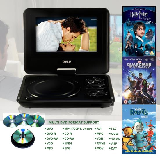 Pyle - PDH9 - Home and Office - Portable DVD Players