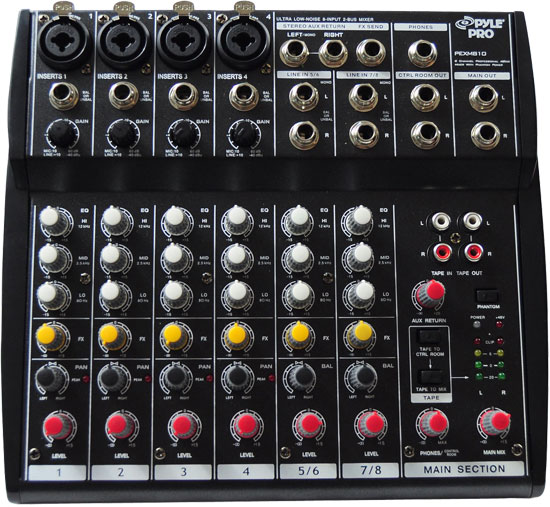 Pyle - PEXM810 - Musical Instruments - Mixers - DJ Controllers - Sound ...