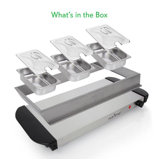 NutriChef - PKBFWM21 - Kitchen & Cooking - Food Warmers & Serving