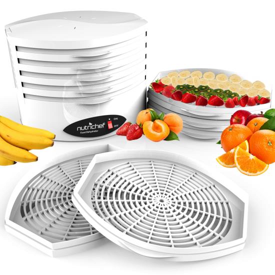 NutriChef - AZPKFD18WT - Kitchen & Cooking - Dehydrators & Steamers