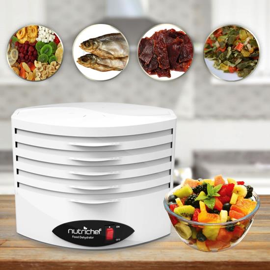 NutriChef - AZPKFD18WT - Kitchen & Cooking - Dehydrators & Steamers