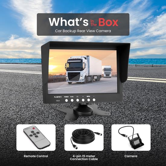 Pyle - PLCMTR71 - On the Road - Rearview Backup Cameras - Dash Cams