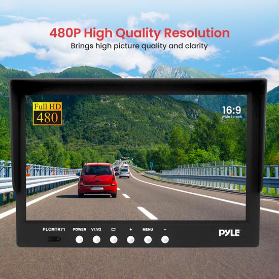 Pyle - PLCMTR71 - On the Road - Rearview Backup Cameras - Dash Cams