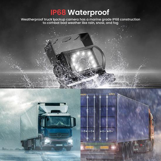 Pyle - PLCMTR71 - On the Road - Rearview Backup Cameras - Dash Cams