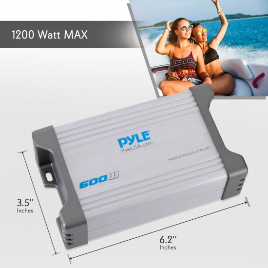 Pyle - PLMRMP4A - Marine and Waterproof - Vehicle Amplifiers - On the ...