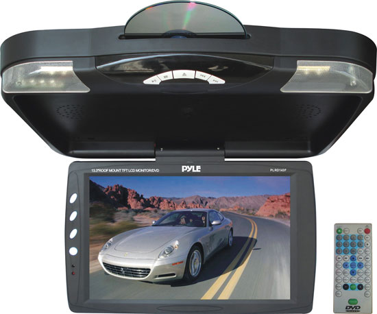 Pyle - PLRD143F - On the Road - Overhead Monitors - Roof Mount