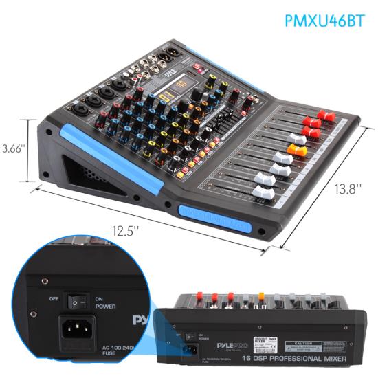 Pyle - PMXU46BT - Musical Instruments - Mixers - DJ Controllers - Sound ...