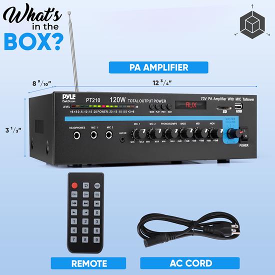 Pyle - PT210 - Home and Office - Amplifiers - Receivers - Sound and ...