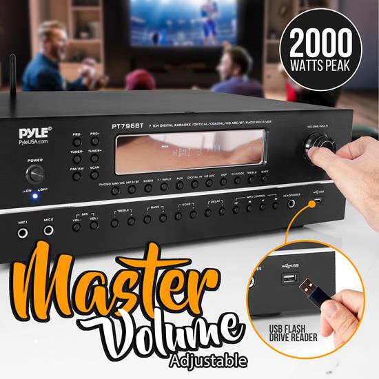 Pyle - PT796BT - Home and Office - Amplifiers - Receivers - Sound and ...