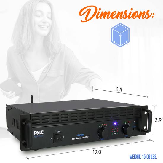 Pyle - PTA1000 - Home and Office - Amplifiers - Receivers - Sound and ...