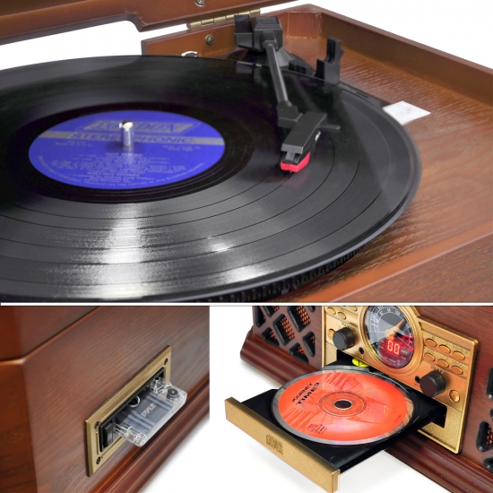 Pyle - PTCD4BT - Home and Office - Turntables - Phonographs - Musical ...