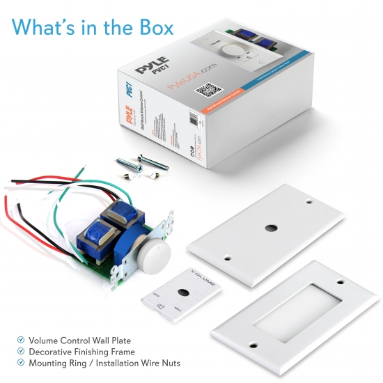 Pyle - PVC1 - Tools and Meters - Wall Plates - In-Wall Control - Home ...
