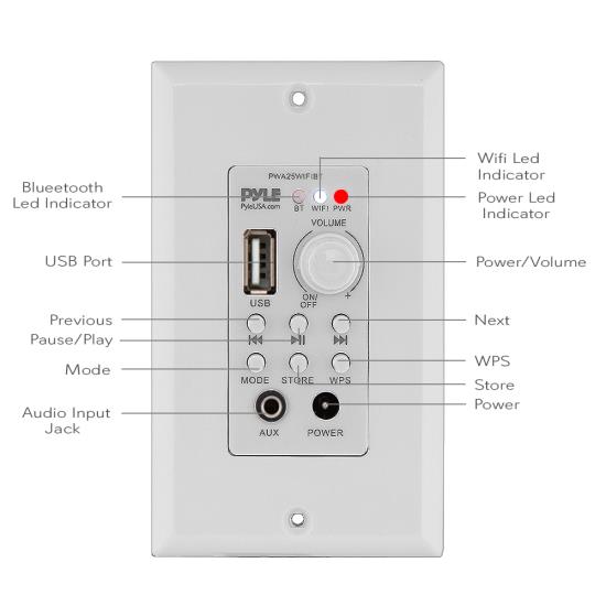 Pyle - PWA25WIFIBT - Sound and Recording - Amplifiers - Receivers