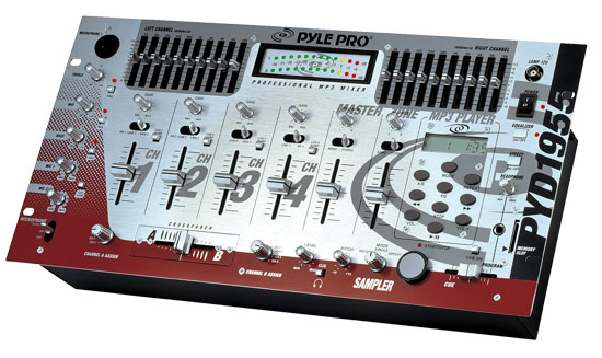 Pyle - PYD1955 - Sound and Recording - Mixers - DJ Controllers