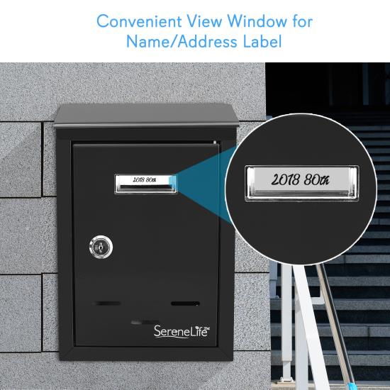 SereneLife - SLMAB24.5 - Home and Office - Safe Boxes - Mailboxes