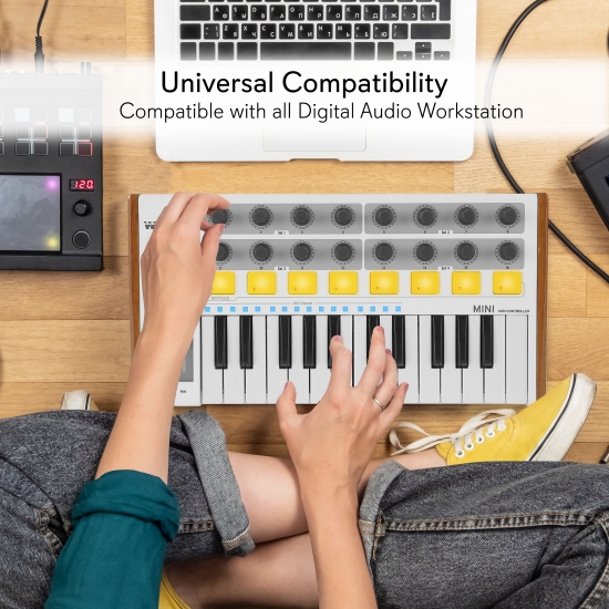 Pyle - UPMIDIKPD50 - Musical Instruments - Mixers - DJ Controllers ...